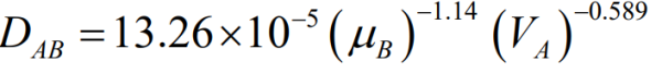 Estimating Liquid Binary Diffusivity Coefficients: Simplified ...